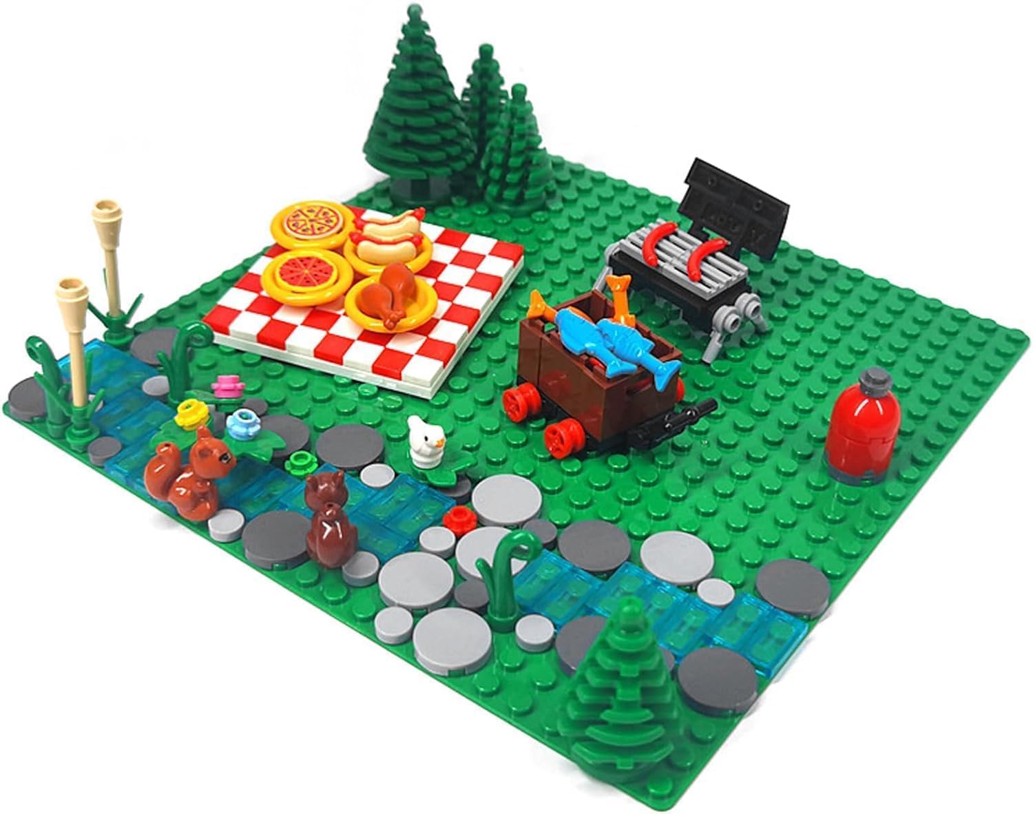 Amazon.com: IRNATO Universal Urban Camping Building Set, Outdoor Forest ...