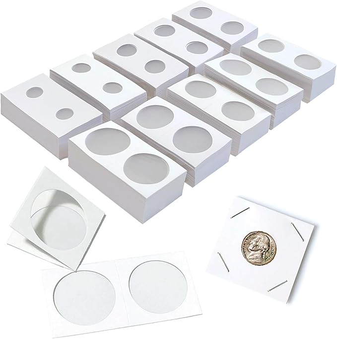 Amazon.com: Unixing 1000Pcs Coin Flip 2x2 10 Assorted Sizes Coin ...