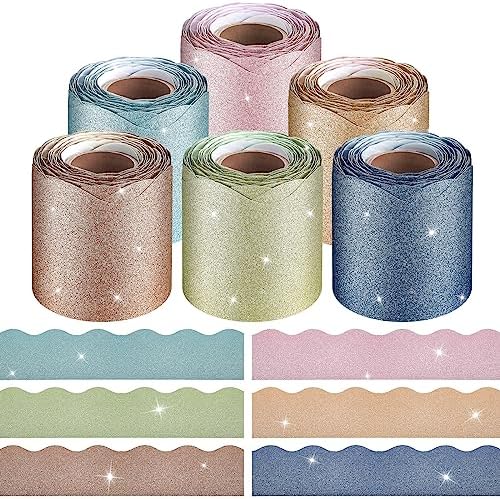 Amazon.com: PATIKIL 3.9inch x 49.2ft Bulletin Board Border, Scalloped ...