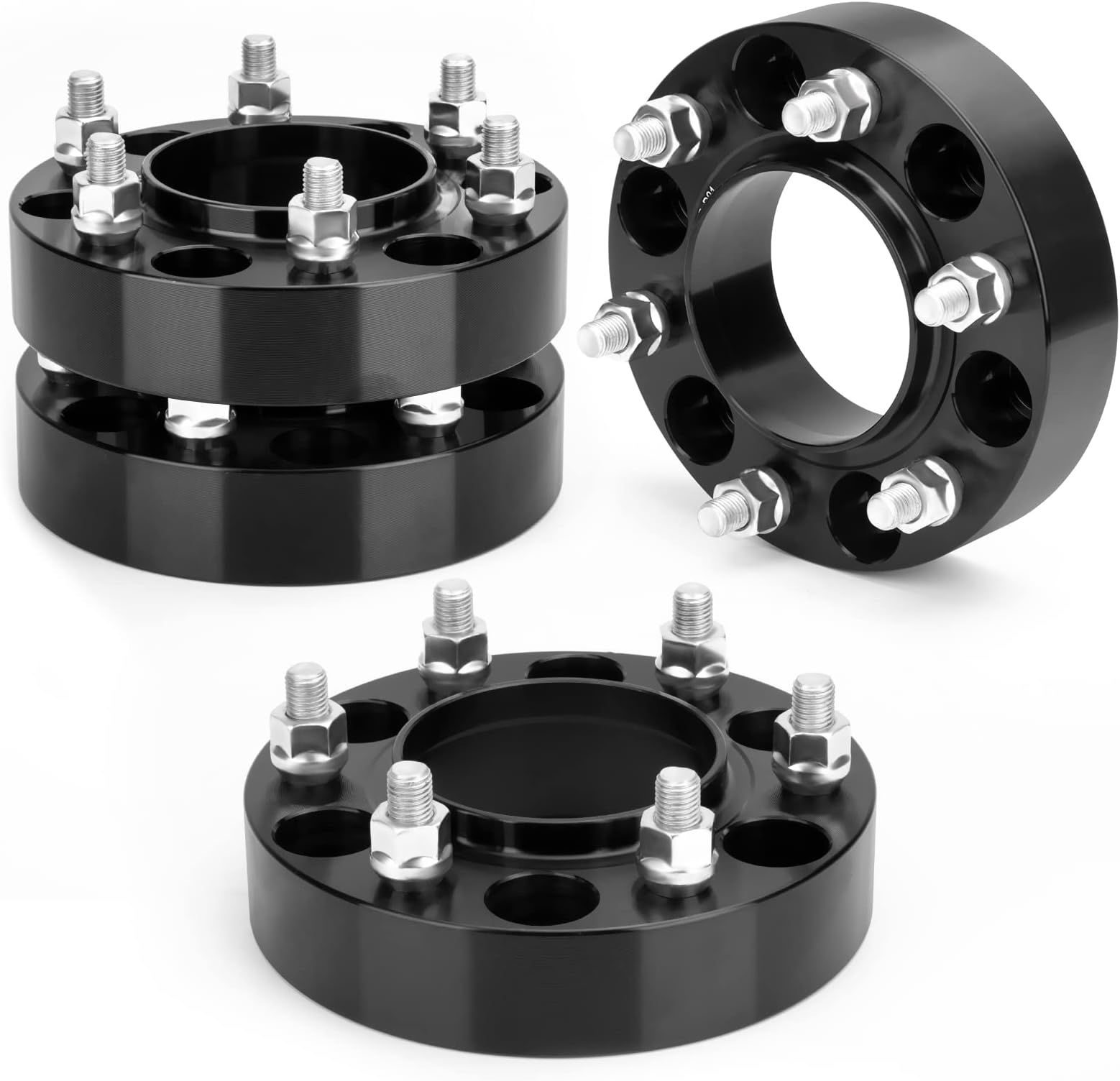 Amazon.com: dynofit 6x5.5 Forged 1.5inch Hubcentric Wheel Spacer for ...