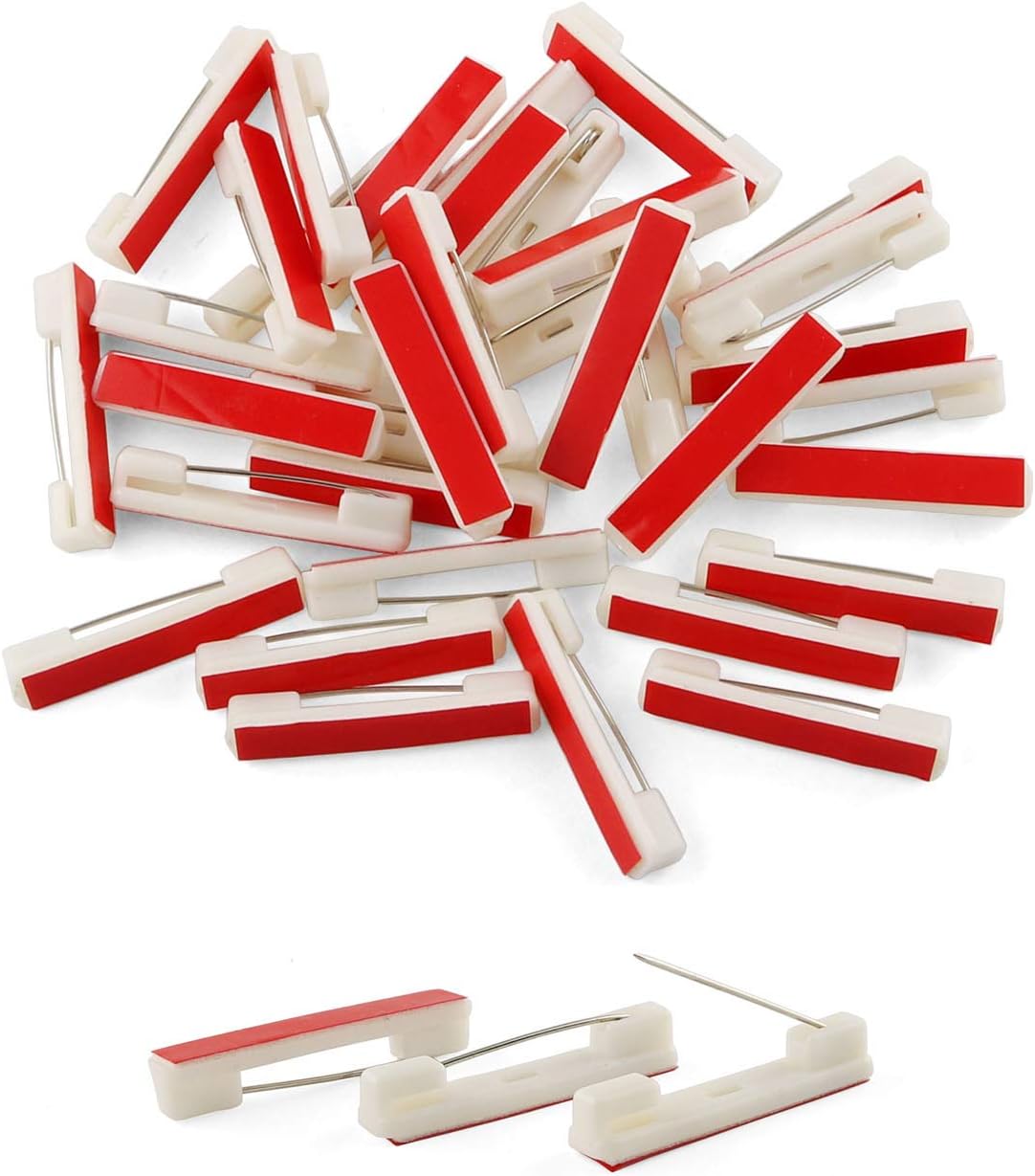 Amazon.com: 100 Pack - Premium Safety Bar Pins with Adhesive Sticky ...