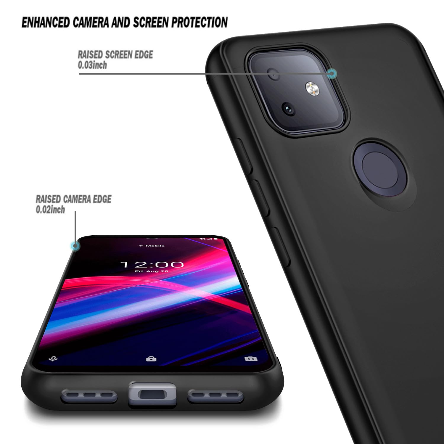 Snapklik.com : WDHD Designed For T-Mobile REVVL 4 Plus Case, Ultra Slim ...