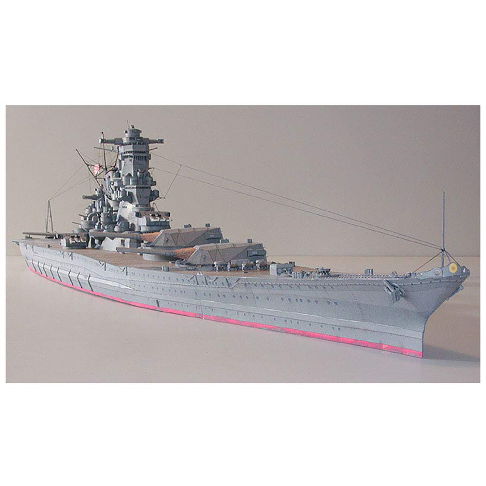 Buy Lllunimon 1/250 Japanese Battleship Yamato Model Building Kit, DIY ...