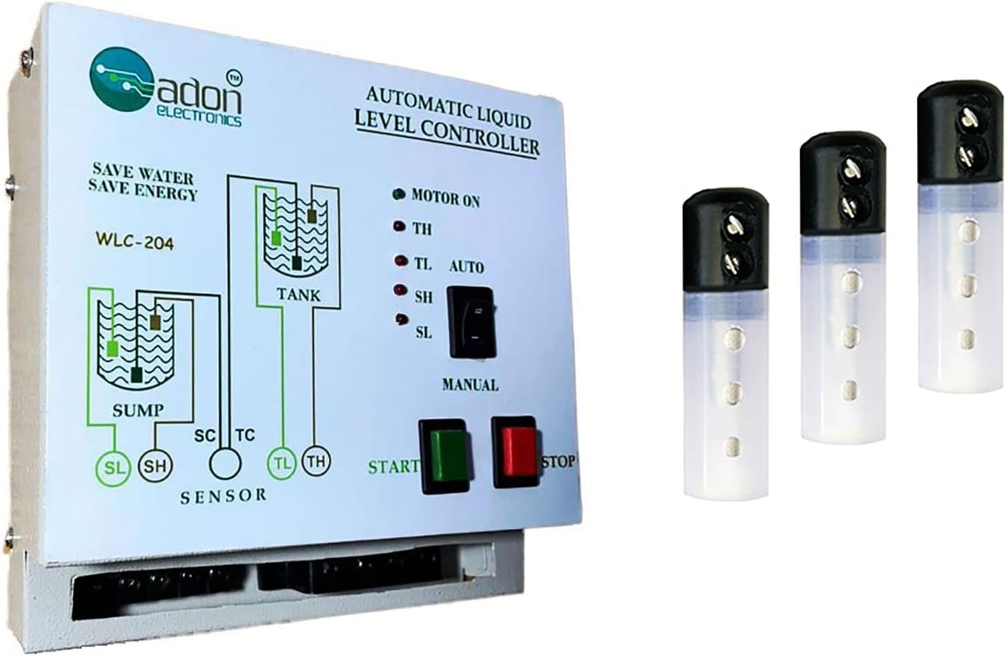 Adon Electronics Single Phase Fully Automatic Water Level Controller ...