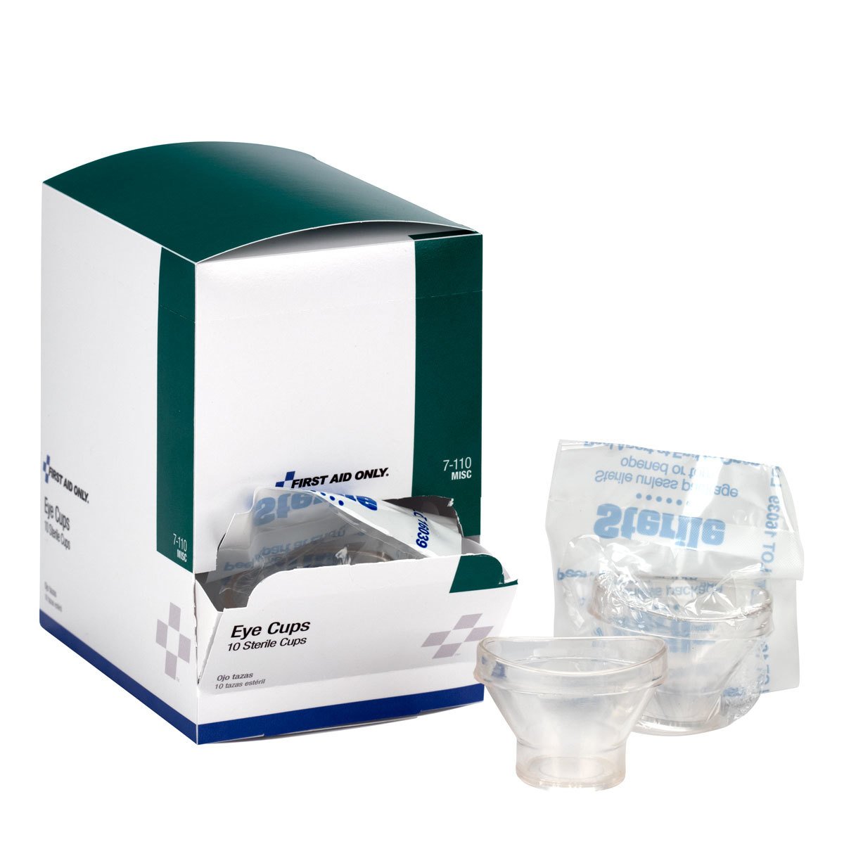 Amazon.com: First Aid Only - 7-110 Sterile Eye Cups, 10 Per Box ...