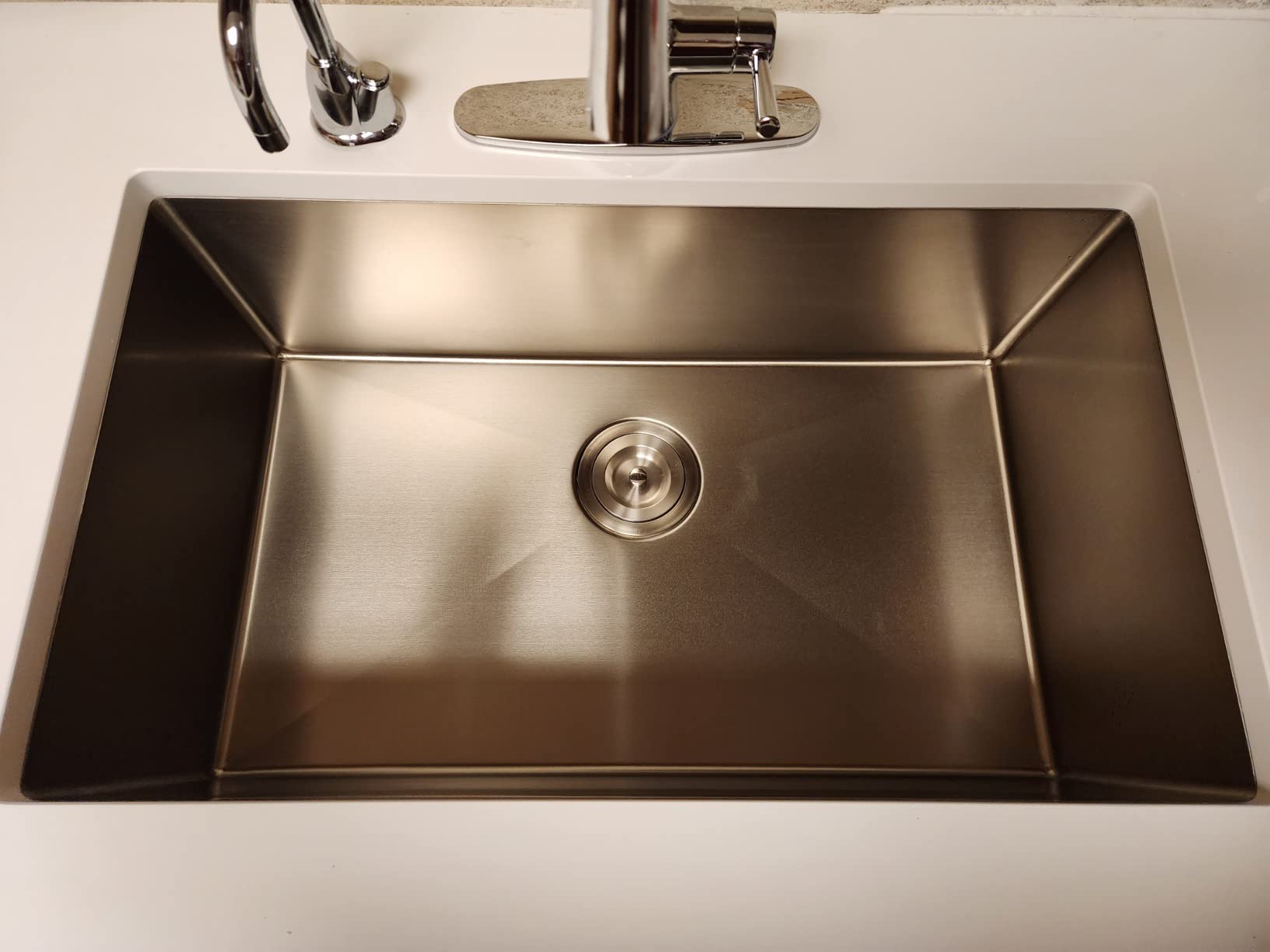 $18/mo - Finance 30 Inch Single Bowl Undermount Kitchen Sink,Nano ...