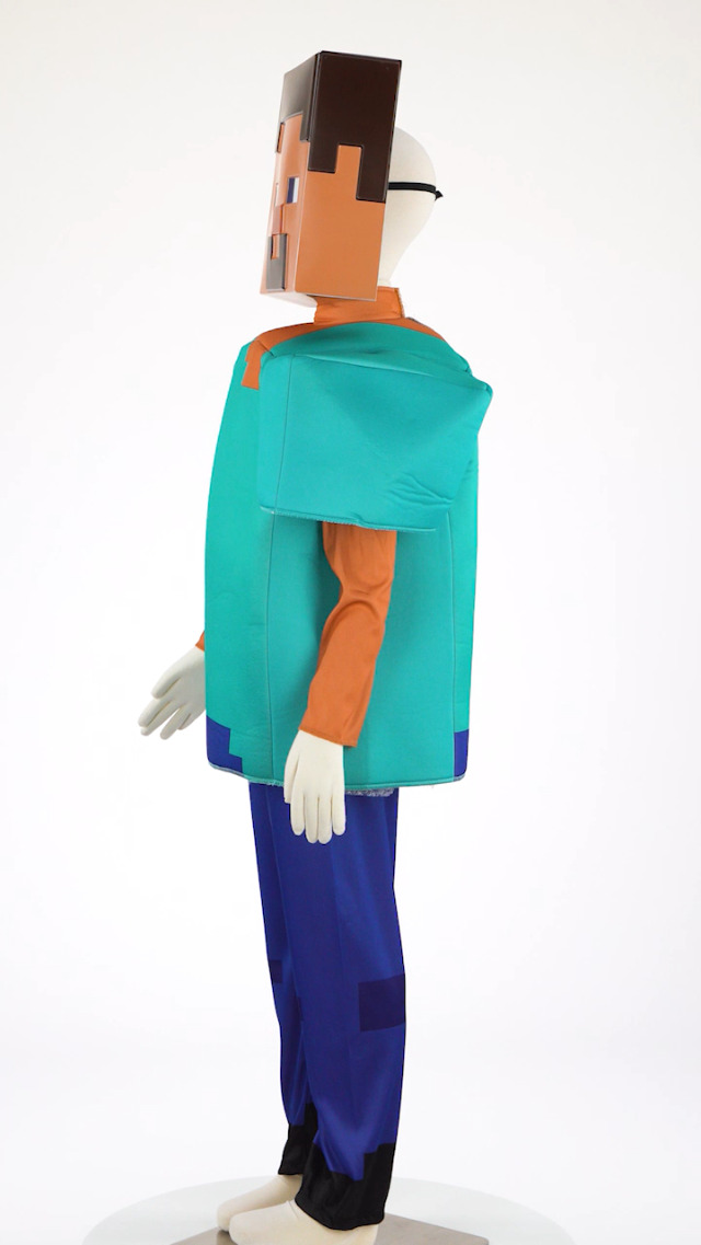 Minecraft Steve Body Costume Minecraft Steve Armor Child Boys Cosplay