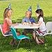 Amazon.com: Lifetime 80425 Kids Folding Table, Almond, 24” : Lifetime ...