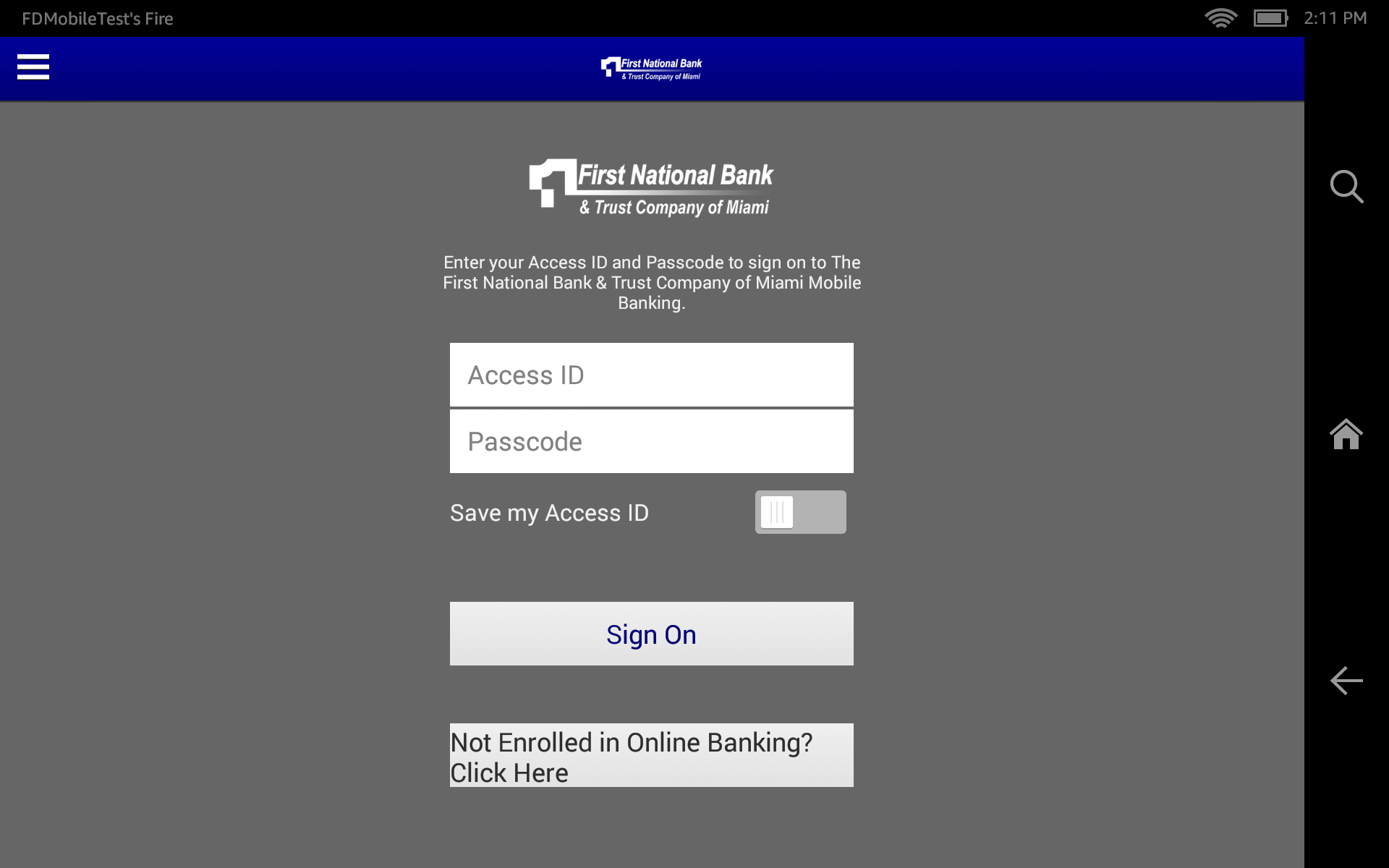 FNB of Miami OK - Tablet - App on Amazon Appstore