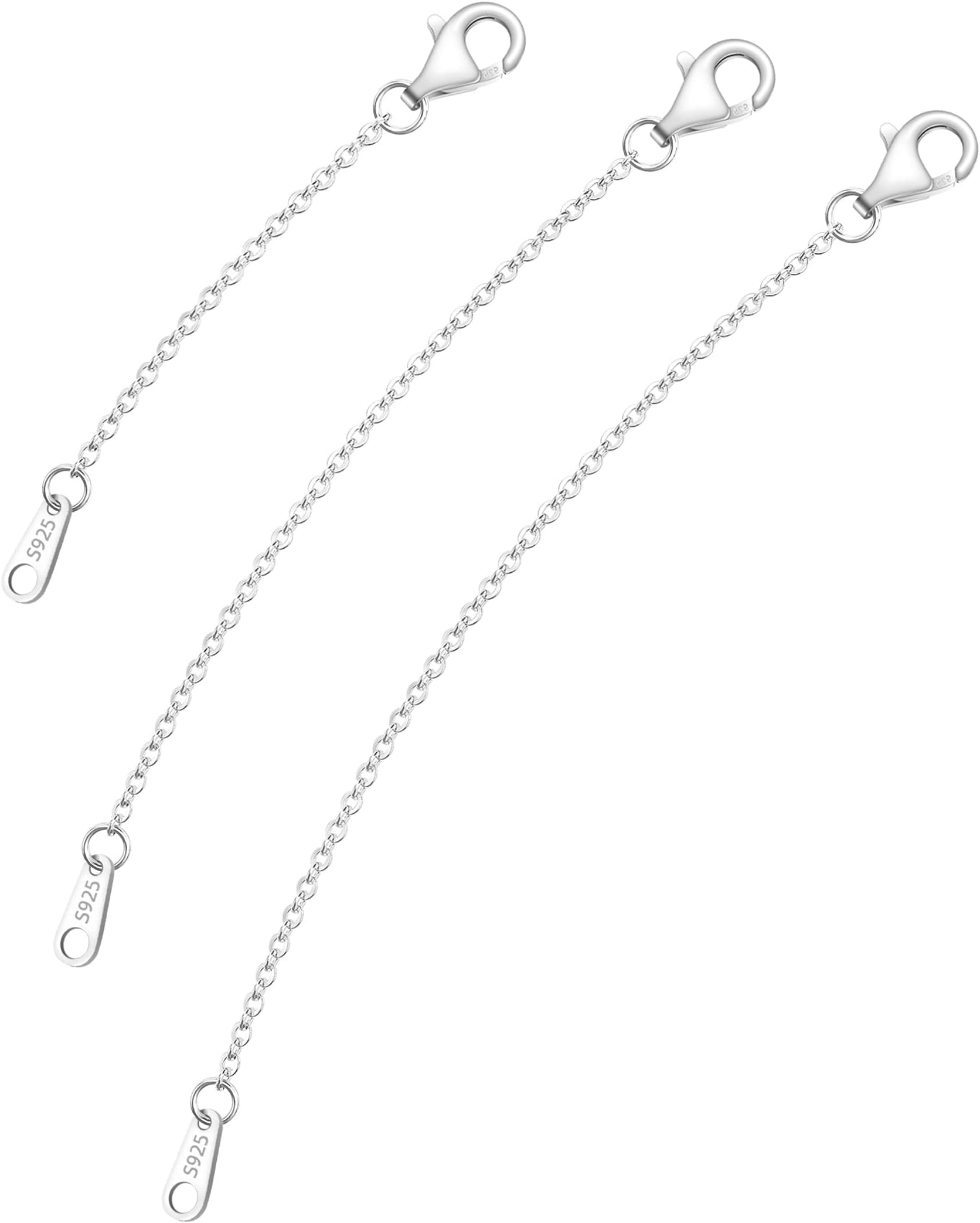 Amazon.com: Necklace Extenders, 10Pcs Stainless Steel Gold Necklace ...