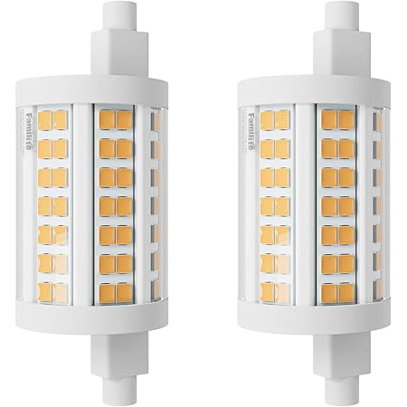 Familite R7S LED Bulb 78MM, 15W Dimmable J78 Flood Light, 150W Halogen ...