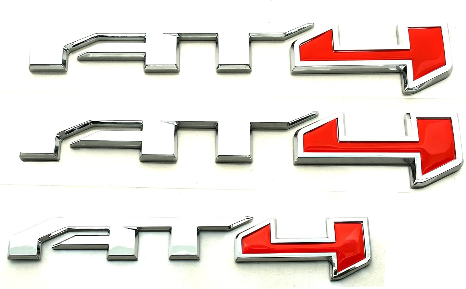 Amazon.com: 3pcs AT4 Emblem Sierra 3D Badge Sticker Name Plate Decal ...