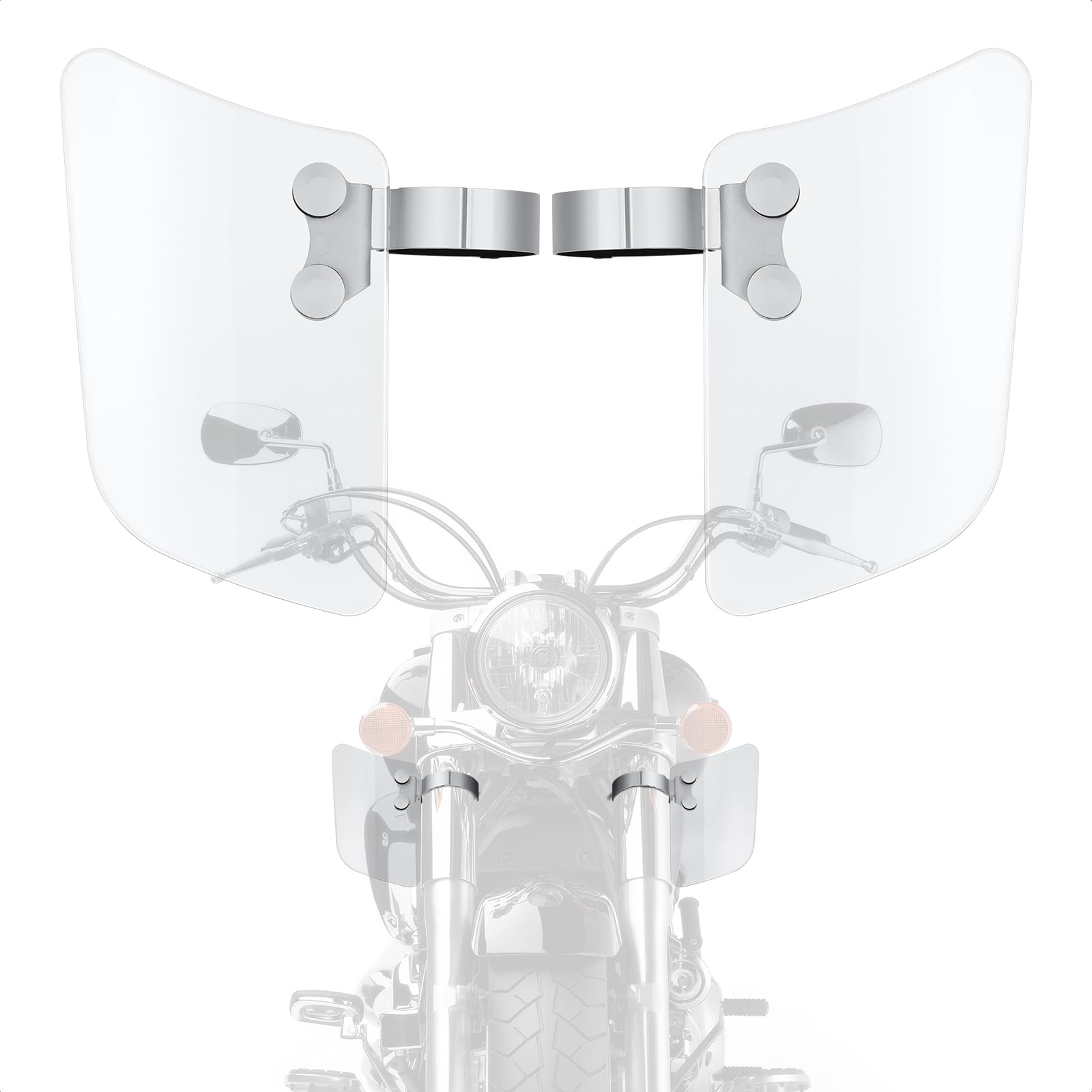 Amazon.com: Aferrizu Wind Deflector, Front Fork Wind Deflectors with ...