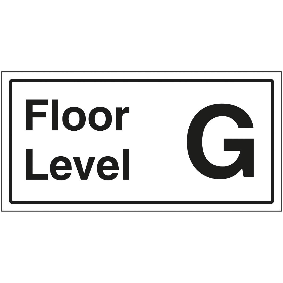 Schild VSafety Floor Level G 600 X 300 Mm 2 Mm Polycarbonat Bei schild-vsafety-floor-level-g-600-x-300-mm-2-mm-polycarbonat-bei