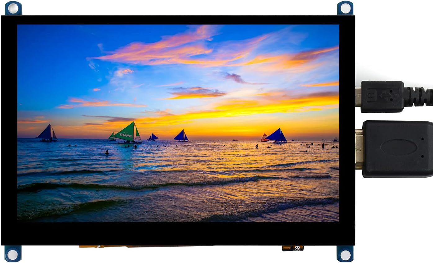 IBest 5inch LCD Display B 800x480 Raspberry Pi Resistive Touch Screen ...