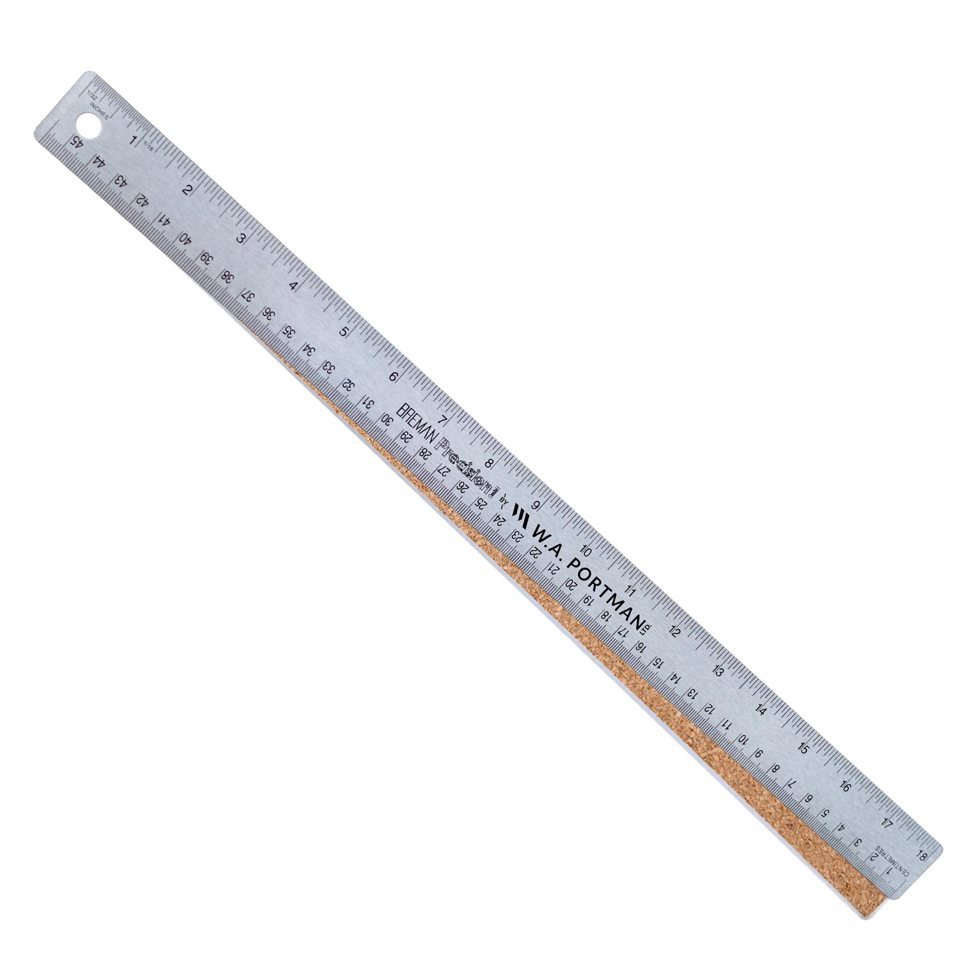 Breman Precision Metal Ruler 18 Inch - Stainless Steel 18 Inch Metal ...