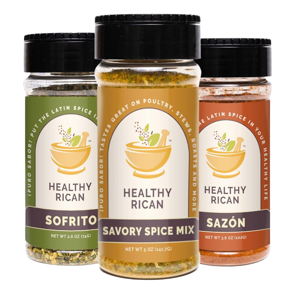 Amazon.com : Healthy Rican Adobo Sazon Sofrito Spice Savory Herb ...