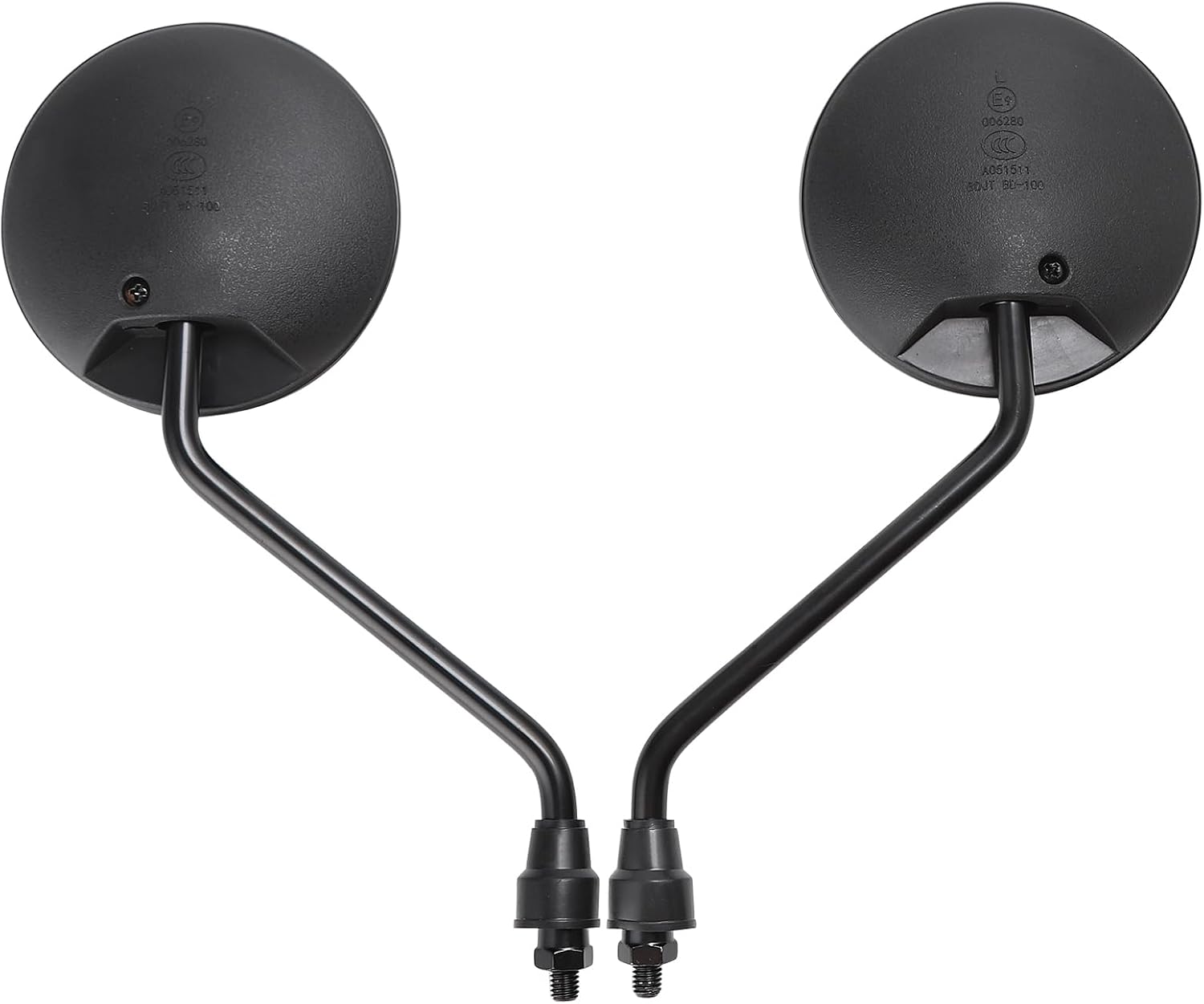 Amazon.com: Mokuo Motorcycle Rearview Mirror in HD Glass Material with ...