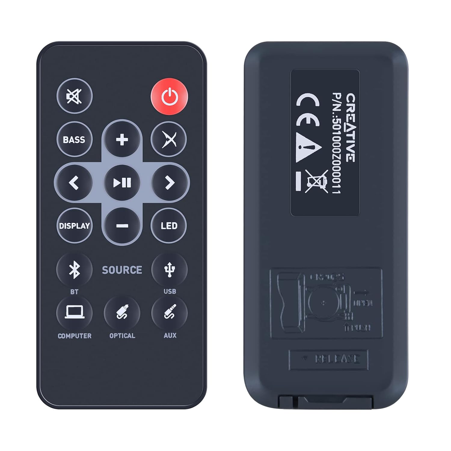 Replacement Sound Bar Remote Control Only Compatible for BlasterX ...