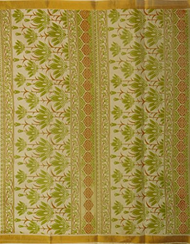 Buy Yogambika Chirala Handloom Women's Cotton Saree With Blouse Piece ...