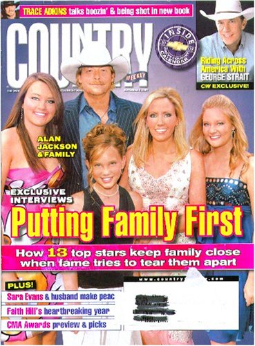 Country Weekly Nov. 5, 2007. Putting Family First, Alan Jackson, George ...