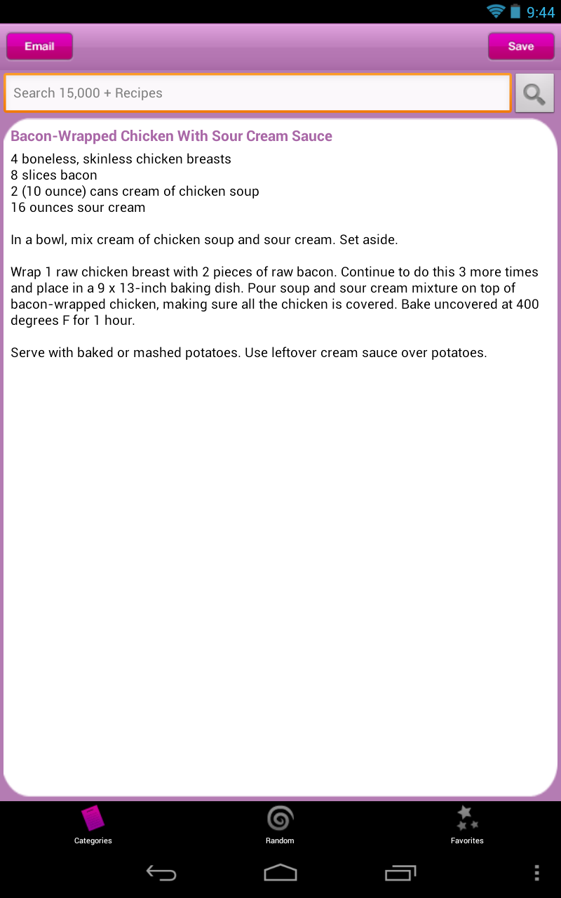 15,000+ Free Easy Chef Recipes - App on Amazon Appstore