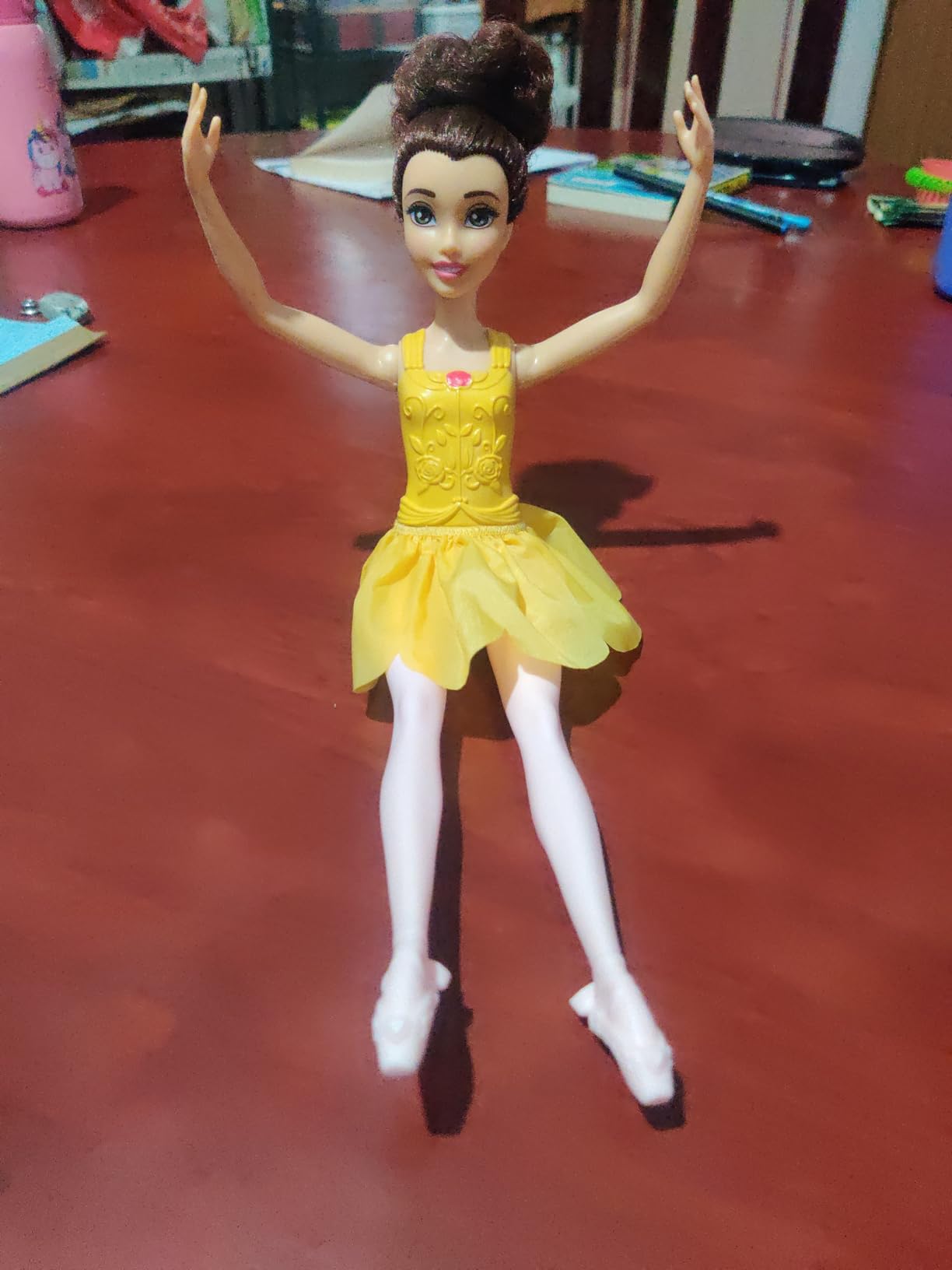 Disney Princess Toys, Posable Ballerina Belle Doll Inspired by The ...