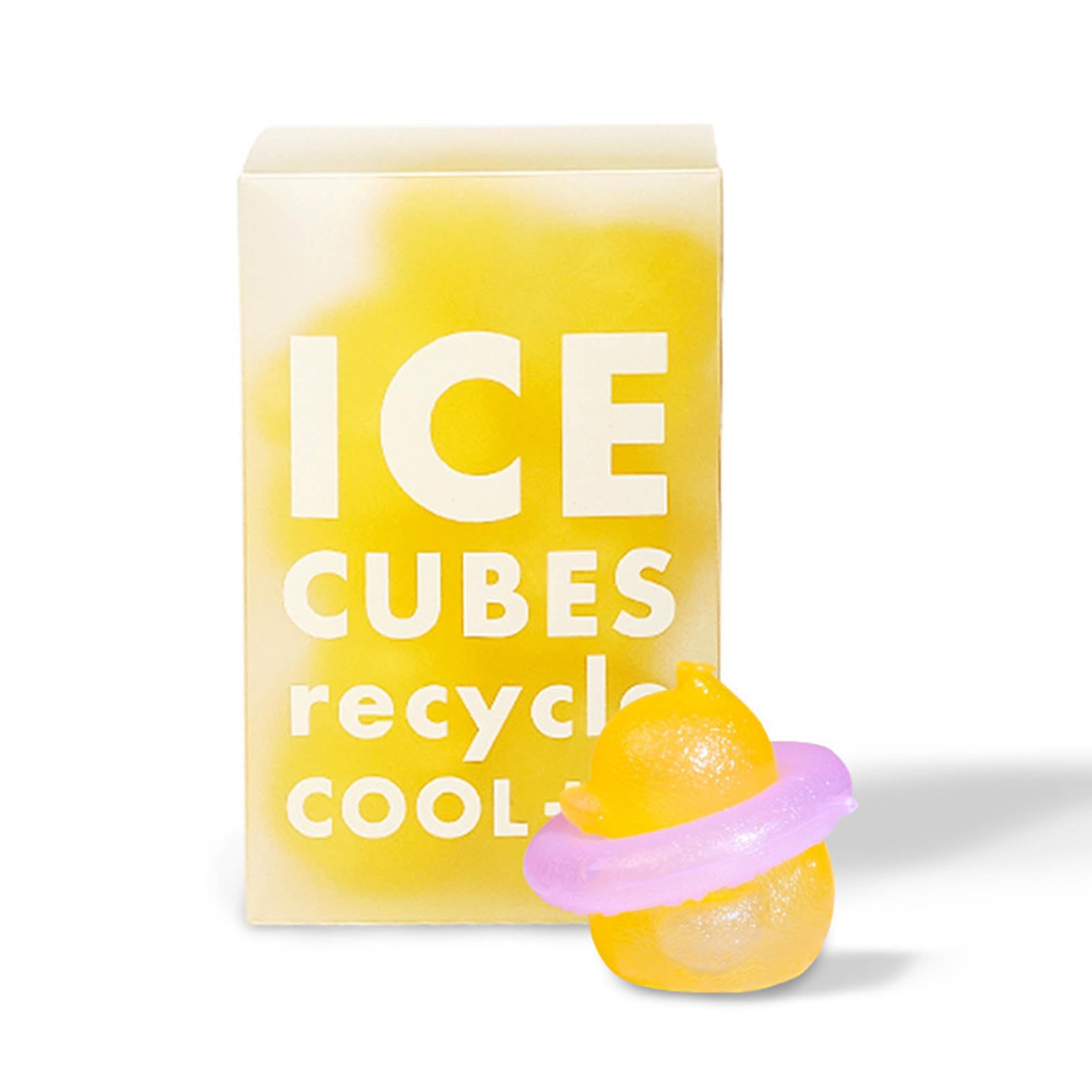 Reusable Plastic Ice Cubes 15 Piece Set Freezable Fruit Shape Reusable