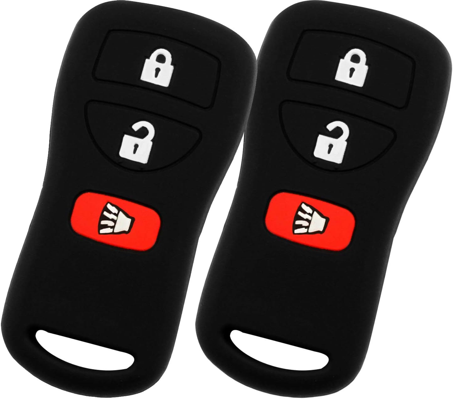 Amazon.com: KeyGuardz Keyless Remote Car Flip Key Fob Shell Cover Soft ...