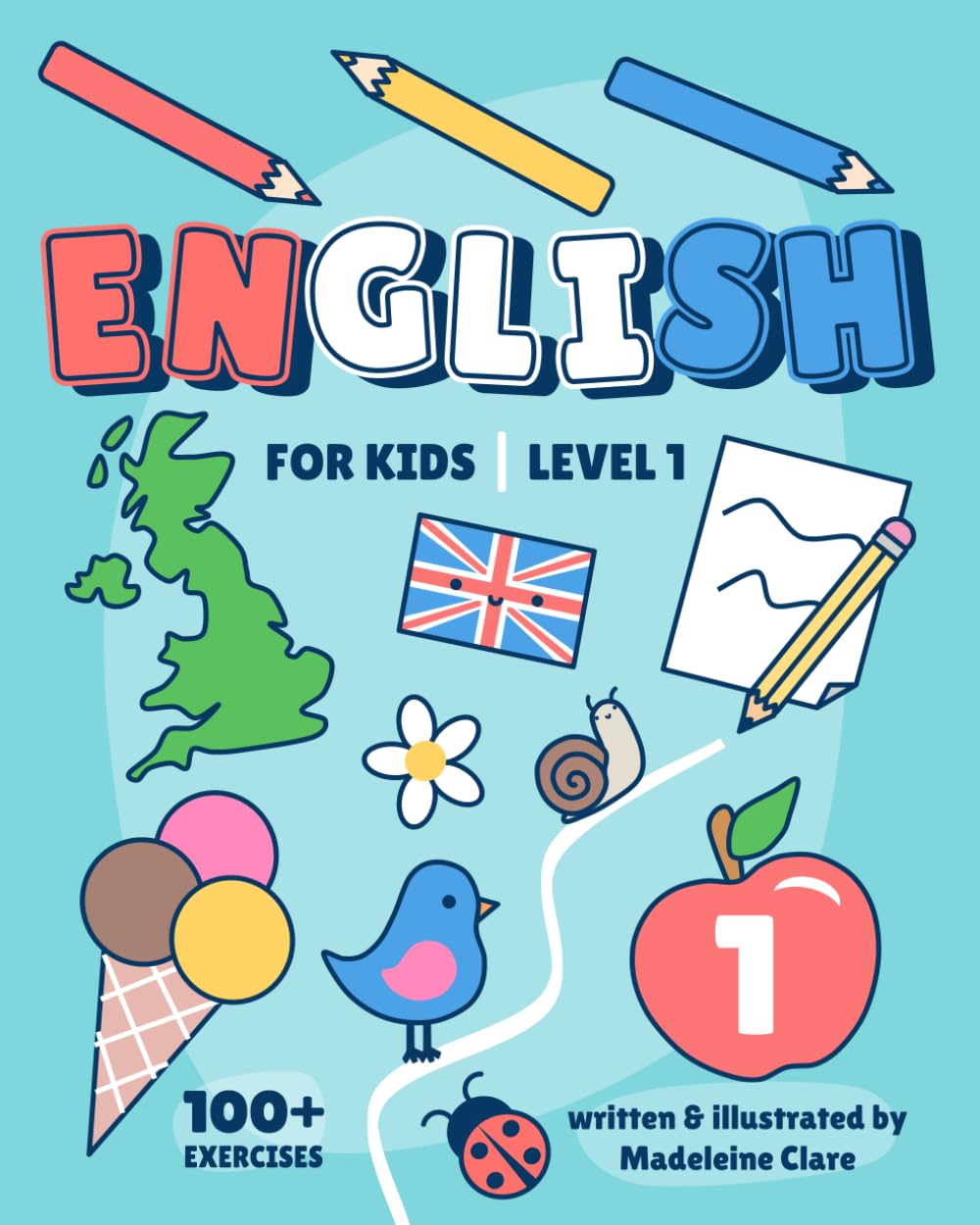 English Learning Book For Kids 1: Children Ages 5-11 (English Learning ...