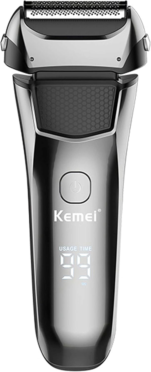 KEMEI Men's Rotary Cordless Razor Shaver 3D Electric Rechargeable ...