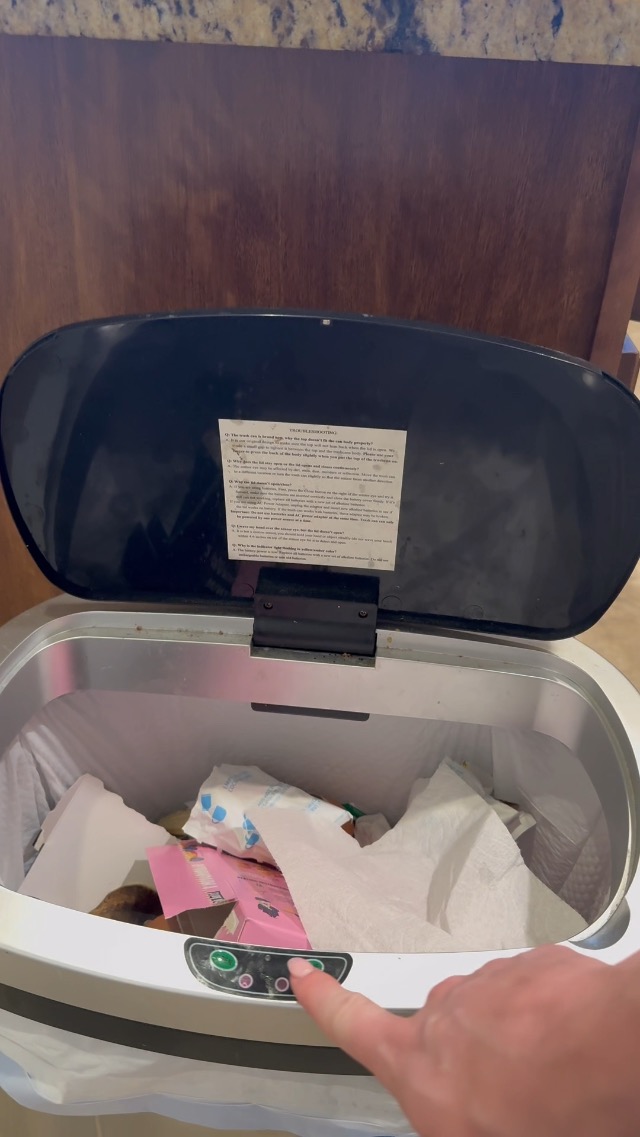 Watch 13 gallon automatic open trash can - info! on Amazon Live