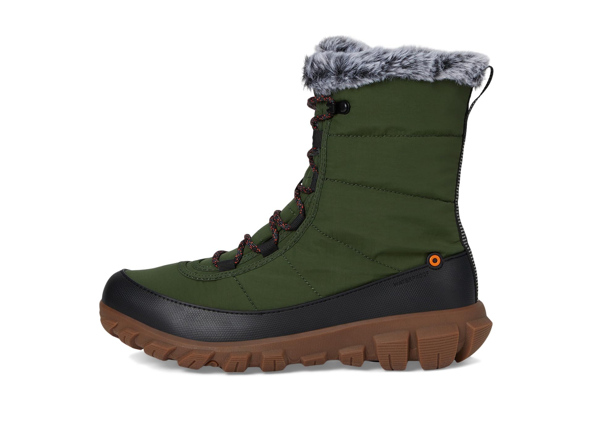 Snapklik.com : Bogs Womens Cedar Quilt Lace Snow Boot