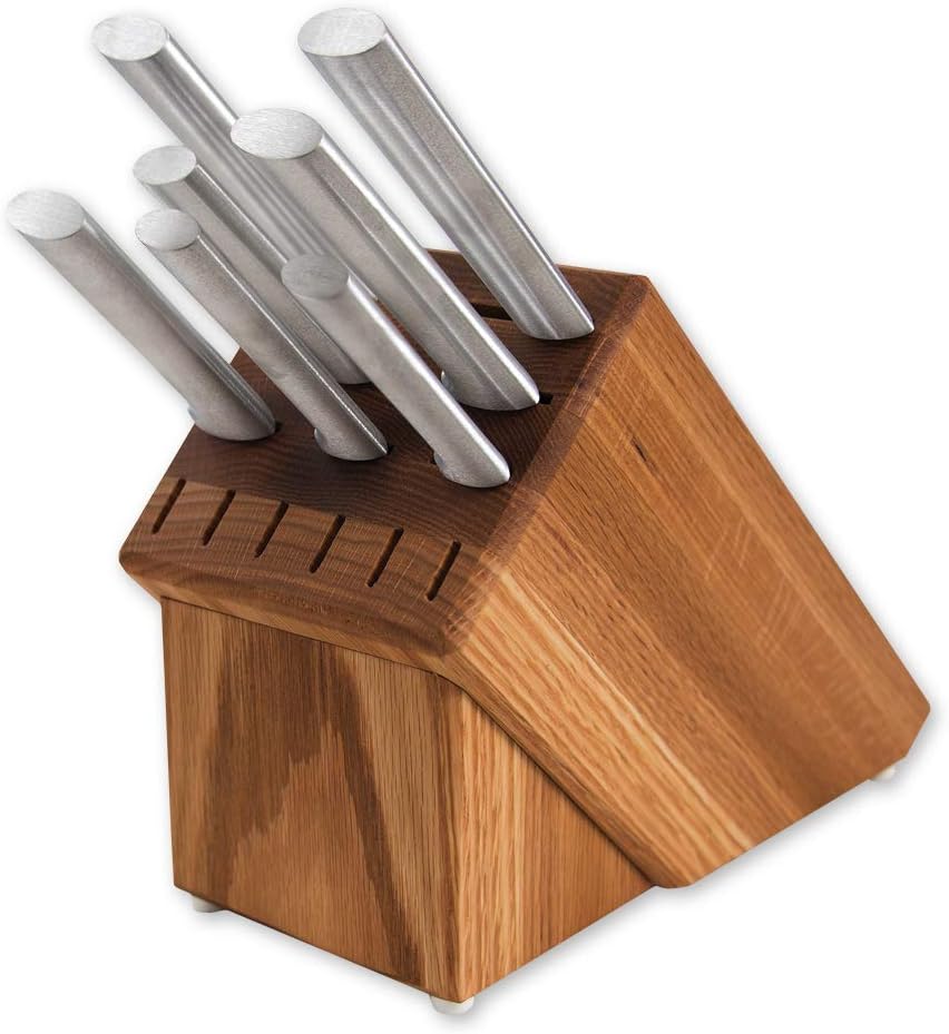 Amazon.com: Rada Cutlery Knife Set with Oak Block – 7 Pc Stainless ...