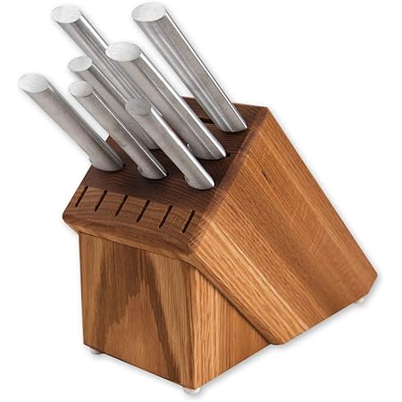 Amazon.com: Rada Cutlery S58 Colossal Oak Block Set: Block Knife Sets ...
