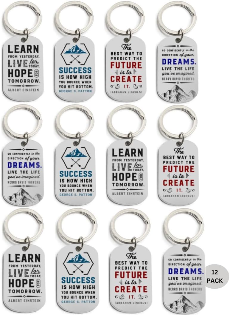 Amazon.com: (12-pack) Dream, Courage, Strength, Focus - Motivational ...