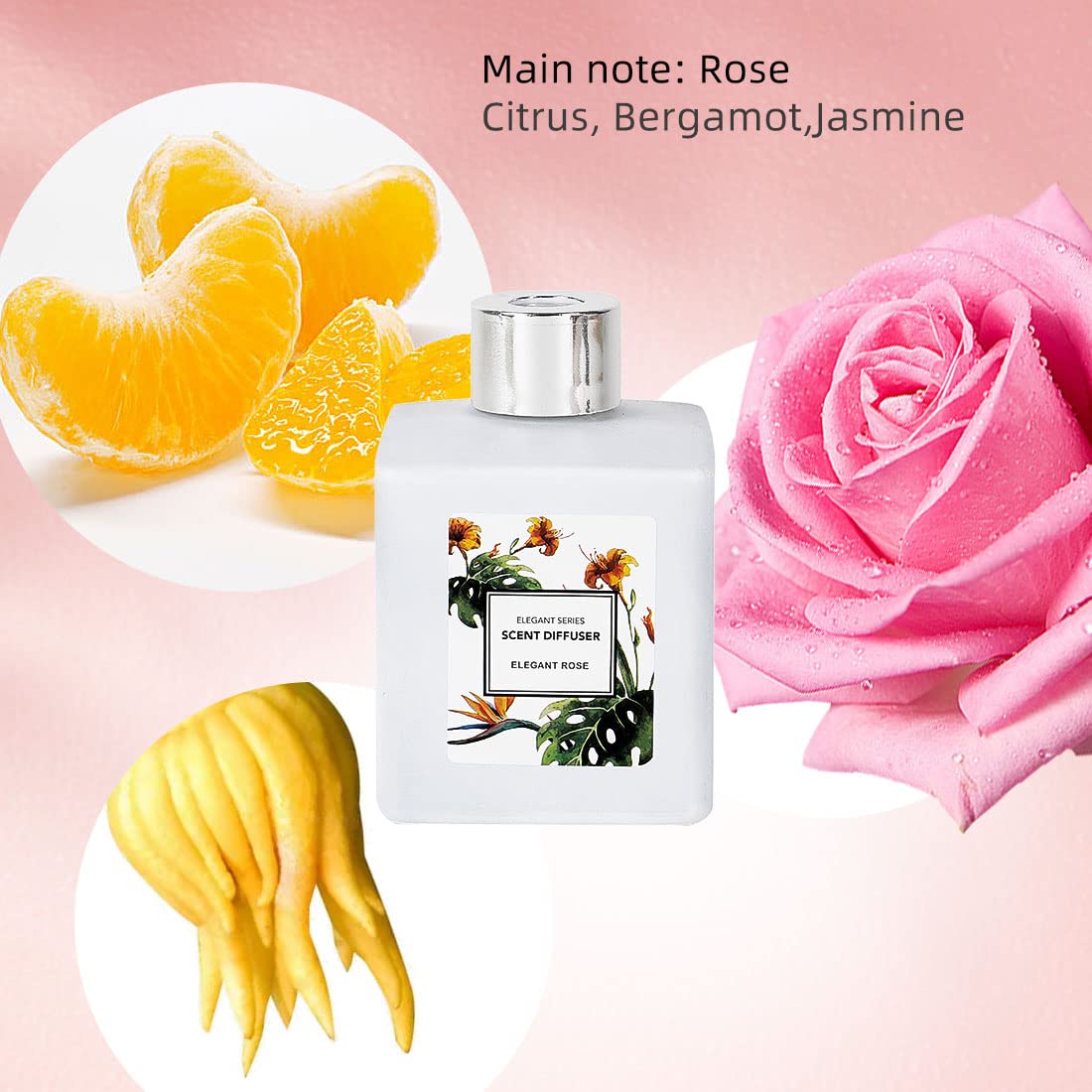 MINISO Elegant Series Fragrance Reed Stick Scent Diffuser Elegant Rose ...