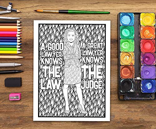 Coloring Pages Lawyer