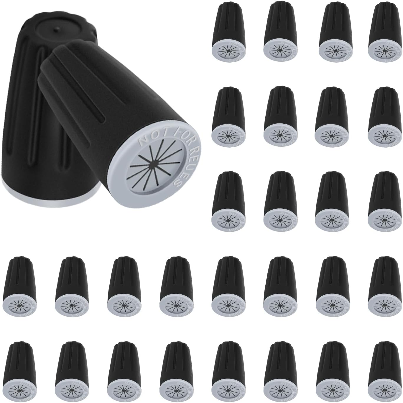 Amazon.com: 30 Pack Waterproof Wire Nuts, 22-12awg Outdoor Wire ...