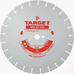 TARGET Masonry Brick-MS Dri Disc Blade MS12: Blade Size; 20 x .125 x 1 ...