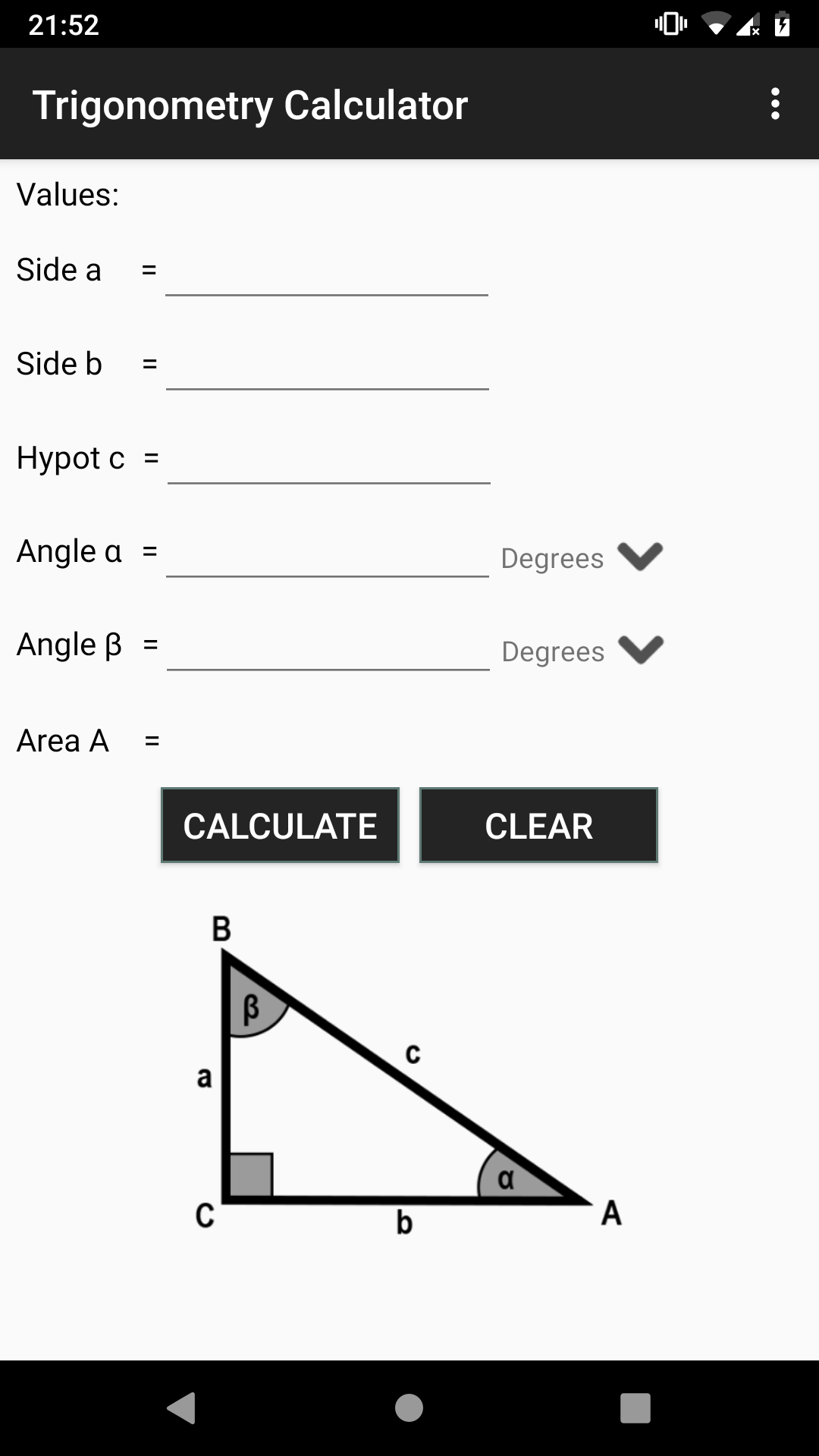 Trigonometry Calculator:Amazon.co.jp:Appstore for Android