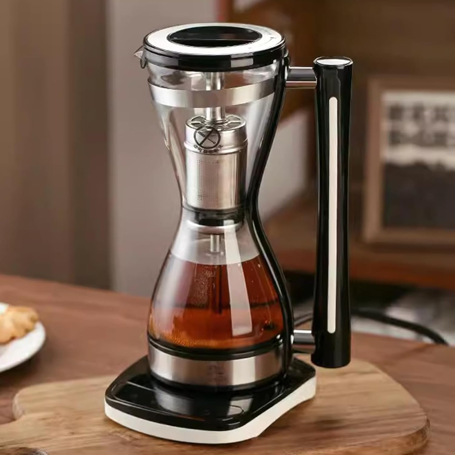 Amazon.com: IXOAKQ Syphon Coffee Maker, Electric Siphon Glass Coffee ...