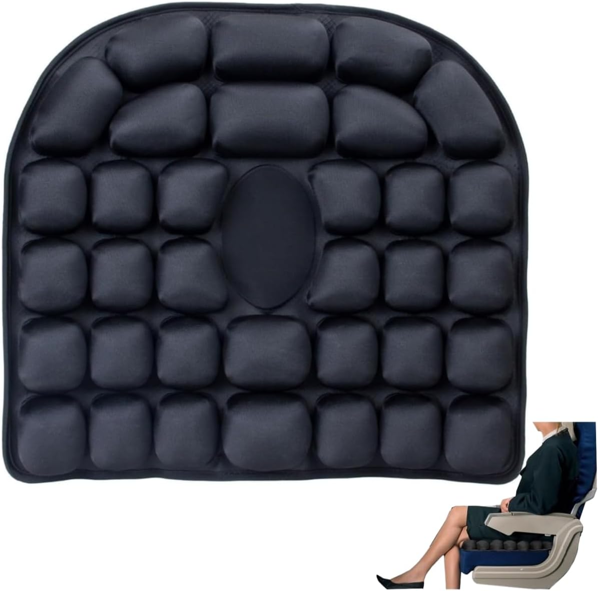 Amazon.com: Inflatable Seat Cushion Portable Chair Cushion for Office ...