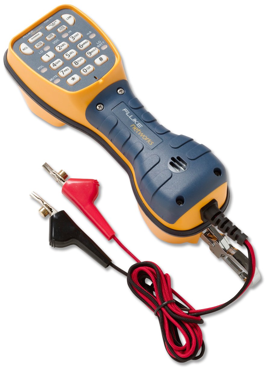 Fluke Networks 50801009 TS44 PRO Telephone Test Set with Angled Bed-of ...