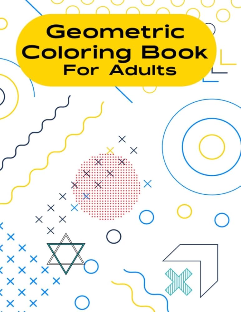 geometric coloring pages for mom