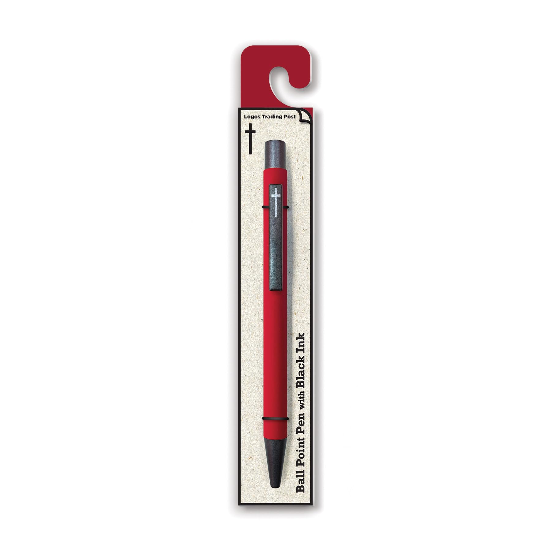 Amazon.com : Christian Pens With Cross - Red, Soft Touch Barrel ...