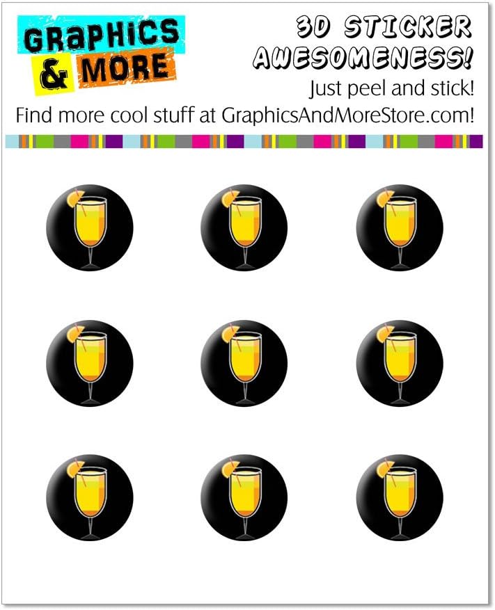 Amazon.com: Graphics and More Cocktail Yellow Home Button Stickers Fit ...