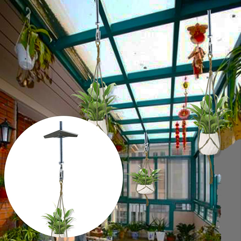 Snapklik.com : 8 Pack Carbon Steel Plasterboard Ceiling Hooks Spring ...