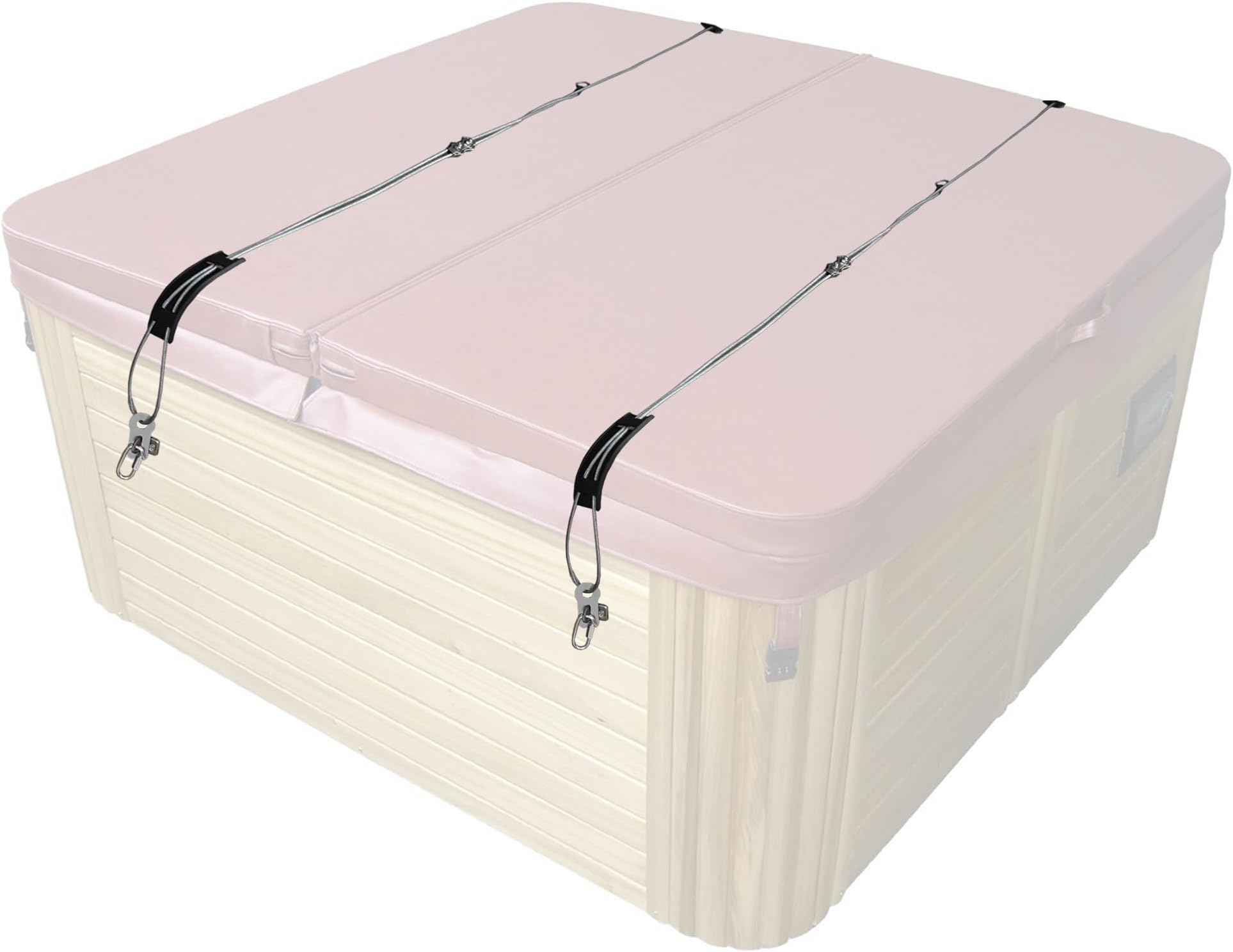 Happy Hot Tubs Hot Tub Cover Storm Straps PAIR Spa Safety Secure Fits ...