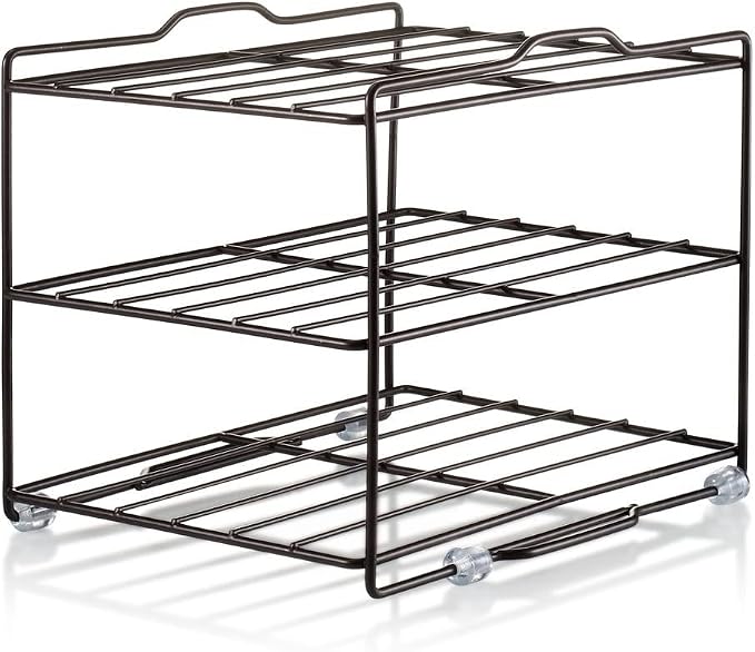 Amazon.com - Kitchen Wrap Organizer Rack - Cabinet Organizer for Food ...